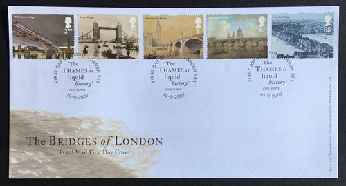2002 Unaddressed Bridges of London FDC First day of Issue, London SE1 ...