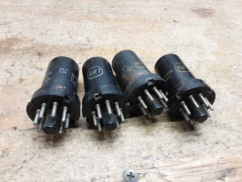 4pc Type 6SF7 Metal Vacuum Tube Used Tested | eBay