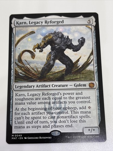 MTG Karn, Legacy Reforged March of the Machine: The Aftermath 0049 ...