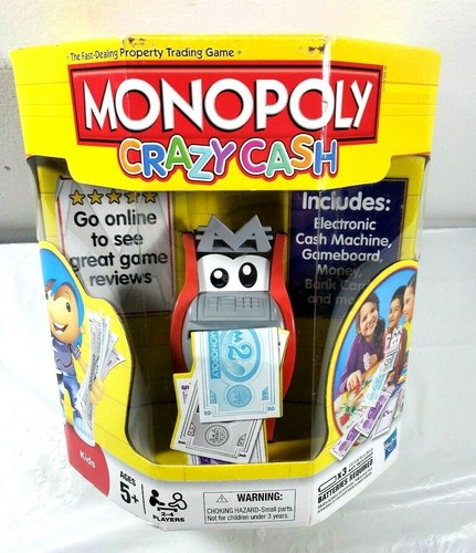 Monopoly Crazy Cash Board Game Hasbro 2011 Ages 5 for sale online | eBay