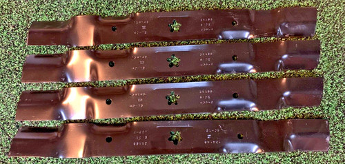 4 Elite Husqvarna OEM Craftsman Poulan 42" Blades 134149 422719 24676 ...