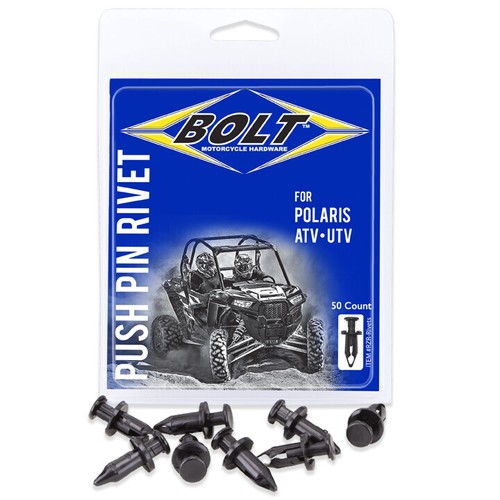 Bolt ATV Nylon Rivet Kits RZR-RIVETS M8 PRY RIVETS 50/PK | eBay