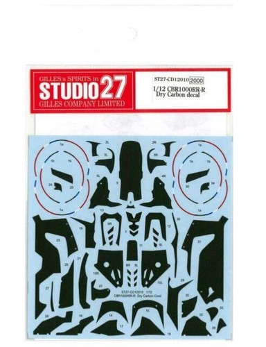 1/12 Carbon Decals Cbr 1000Rr-R Fireblade - Studio27 - S27-Cd12010 | eBay