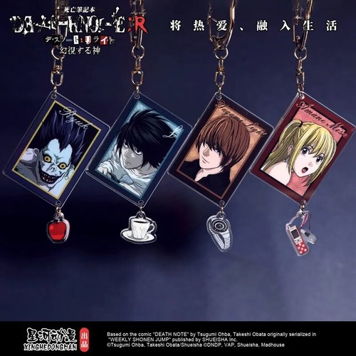 Official Death Note Yagami Light Misamisa Acrylic Keychain Pendant Gift ...