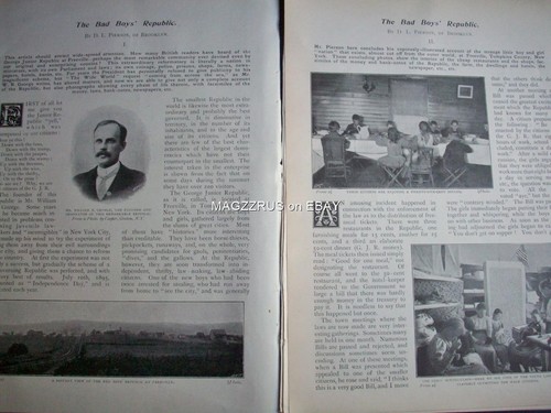 1900 Bad Boys Republic FREEVILLE NY Reform School::: 2 x magazine ...