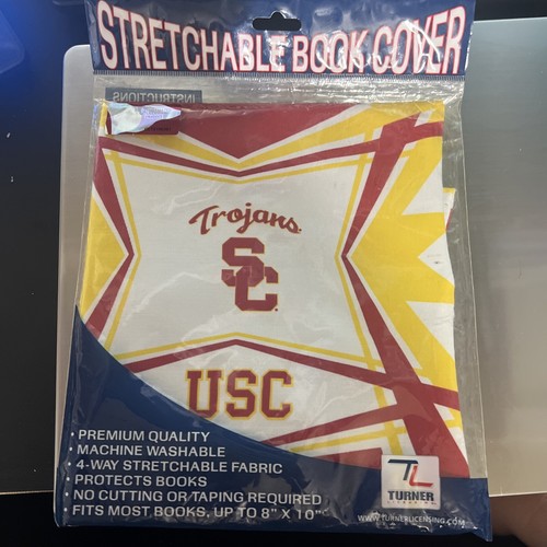 Book Cover USC College California Stretchable Fabric Protective Book ...