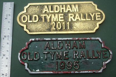 Rally Plaque in Collectable Brass Plaques, Plates & Dishes for sale | eBay