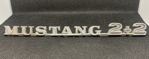 Vintage Mustang 2+2 Fastback Fender Emblem Nameplate 1965-1966 Original ...