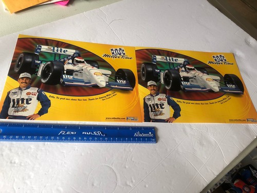 LOT of 2 Bobby Rahal Open Wheel Miller Lite Hero Cards #N5 | eBay