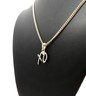 Hip Hop Iced Micro Rich Gang RG Pendant & 5mm 24" Cuban Chain Fashion ...