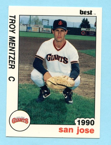 1990 Minor League Troy Mentzer- San Jose - Box 141 | eBay