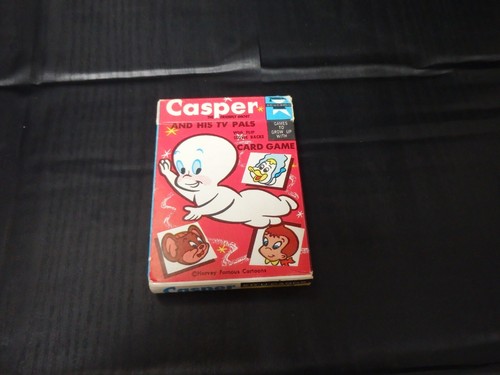 Rare Antique Casper The Ghost Card Game Edu-Cards Original Box w Flip ...