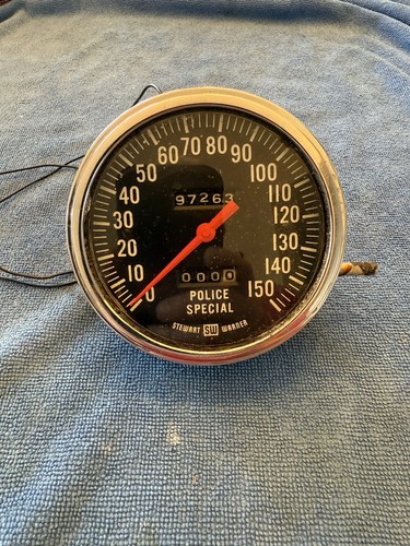 Stewart Warner 150 MPH Police Speedometer 1932 1934 Ford Flathead Hot ...
