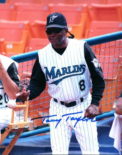 TONY TAYLOR FLORIDA MARLINS SIGNED AUTOGRAPHED 8X10 PHOTO W/ COA | eBay