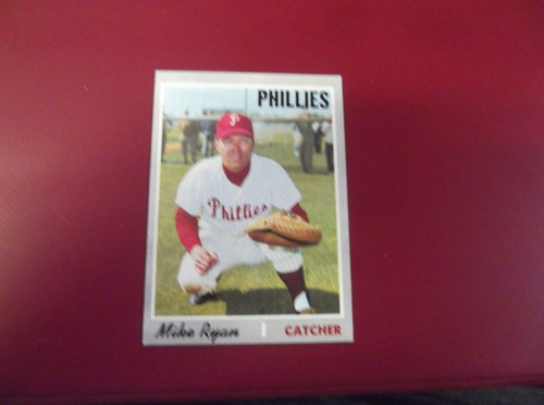1970 TOPPS BASEBALL CARD #591 MIKE RYAN PHILLIES | eBay