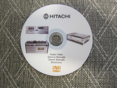 1 service manual for Hitachi Audio video DVD 3 of 3 in pdf format | eBay