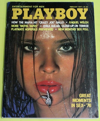 PLAYBOY FEBRUARY 1977 - PLAYMATE STAR STROWE - PLAYMATE PREVIEW ...