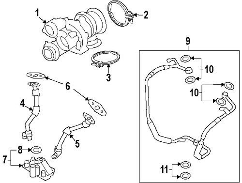 BMW 11428624158 GENUINE OEM RETURN PIPE GASKET | eBay