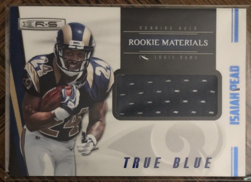 2012 ROOKIES & STARS LONGEVITY TRUE BLUE ISAIAH PEAD ROOKIE GAME USED ...