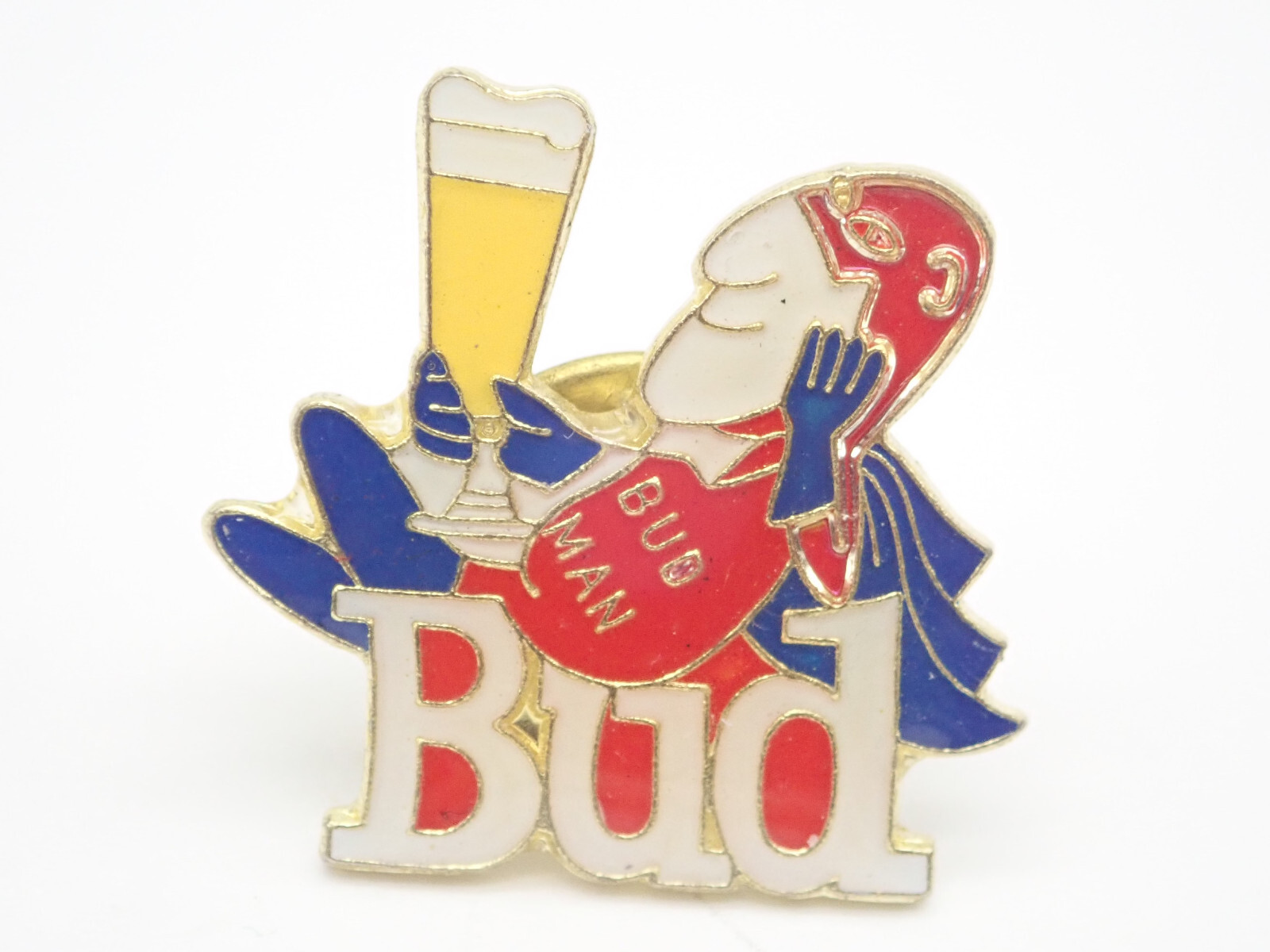 Budweiser Beer Bud Bowl V 5 Lapel Pin Bud Vs Bud Light Vs Bud Dry | eBay