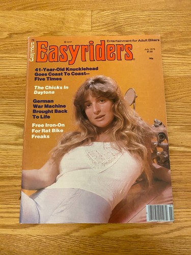 Easyriders Magazine July 1979 Pinup Bikini Easy Riders Vintage ...
