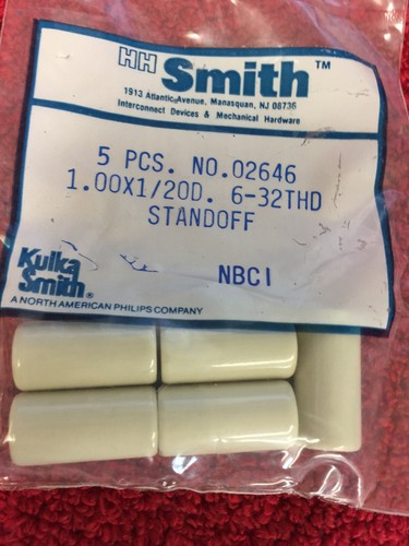 2646 HH Smith 1.0 X 20D 6/32 THREAD CERAMIC STANDOFF 5 PCS | eBay