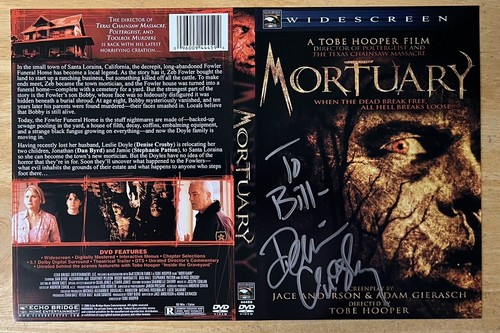 Autographed Denise Crosby Mortuary DVD Case Insert Horror Tobe Hooper ...