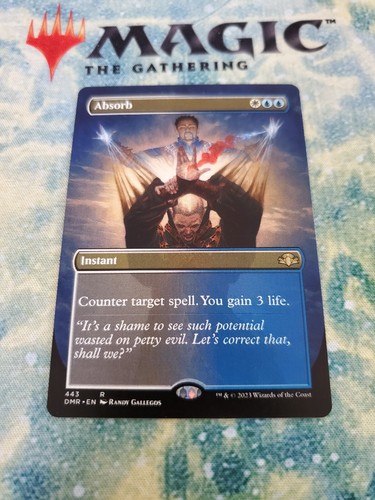 Mtg. 2x Absorb. Borderless. Dominaria Remastered. Pack Fresh | eBay