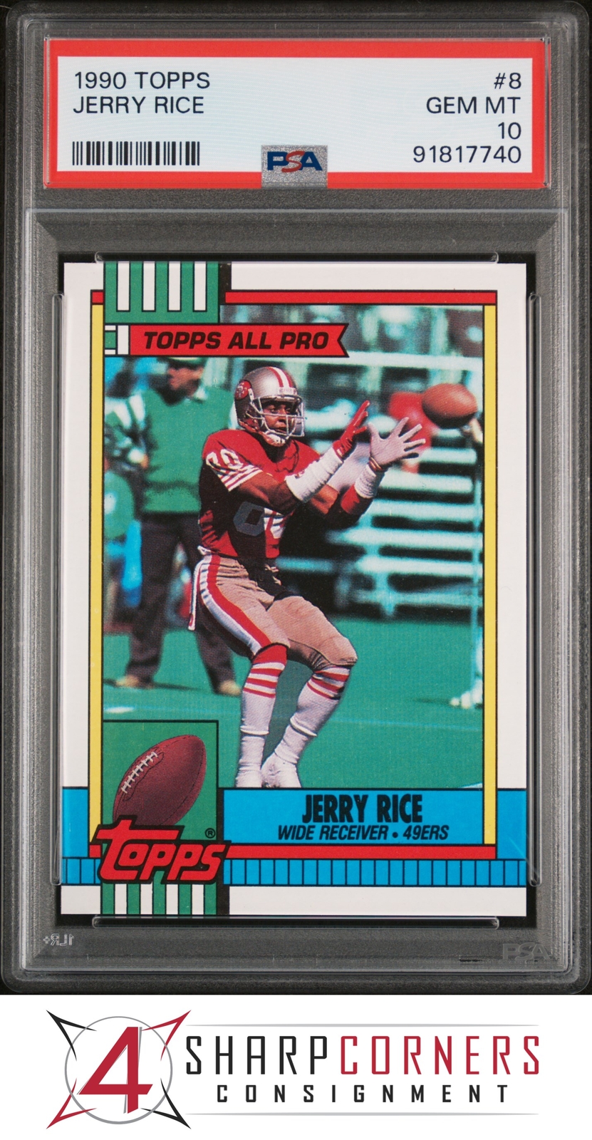 Jerry Rice 1990 Topps #8 Base Price Guide - Sports Card Investor