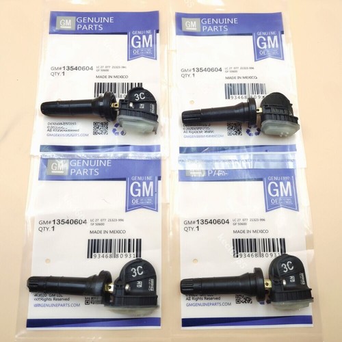 4Pcs OE 13540604 TPMS Tire Pressure Monitor Sensor Fits For Buick ...