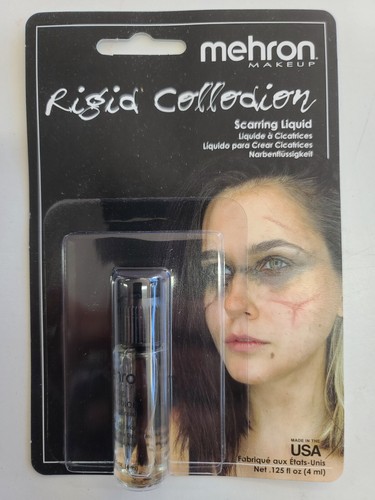 Mehron Makeup Rigid Collodion Scar Scarring Liquid .125 oz FAST ...