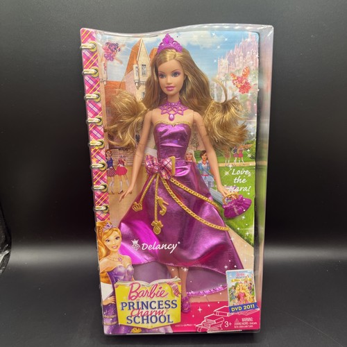 Barbie Princess Charm School Delancy Doll #V6913 - RARE New Damage Box ...
