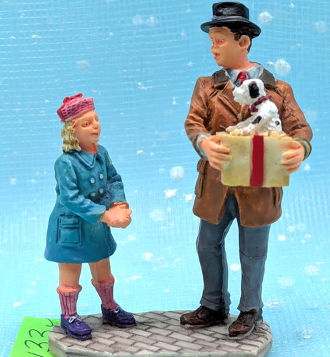 *READ Lemax Can't Wait Till Christmas puppy dog Village Figurine NO BOX ...