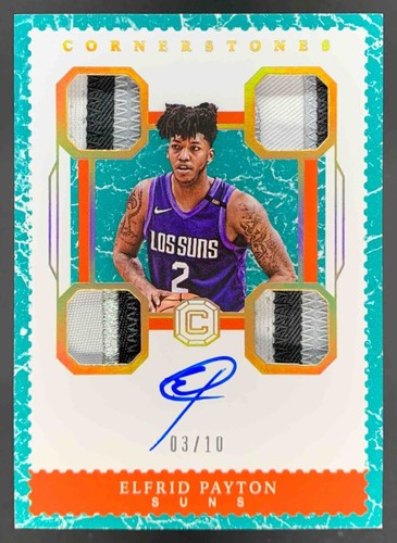 2017-18 Panini Cornerstones - Cornerstones Relic Autographs Elfrid ...