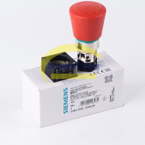 One SIEMENS 3SB3 000-1HA20 3SB3000-1HA20 Emergency Stop Switch New | eBay