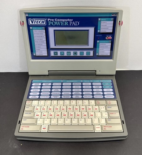 VTech Power Pad Plus PreComputer Kids Laptop Tested Working Nice! | eBay