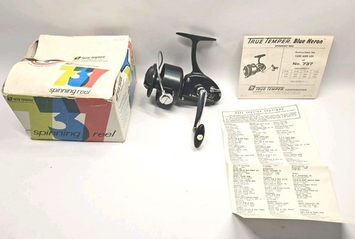 Vintage True Temper 737 Freshwater Spinning Fishing Reel With Box ...