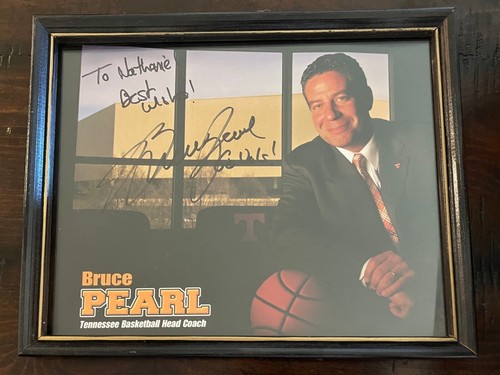Bruce Pearl Signed 8x10 Framed Photo College NCAA Basketball Coach ...