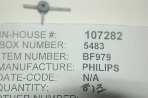 PHILIPS BF979 RF Transistor New Lot Quantity-2 | eBay