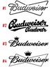 Vinyl Decal Sticker Budweiser Logo Vine Tumbler Cup Car Truck Window ...