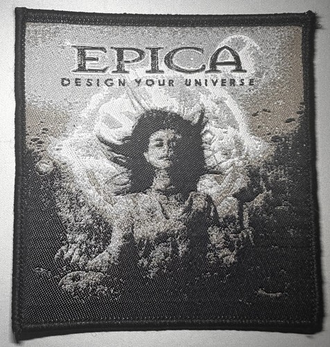 Epica Design Your Universe Black Border Sew On Woven Patch 4x4 Inches ...