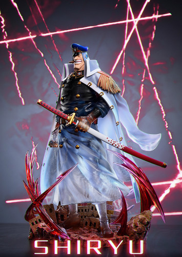 New H 32cm LX Studio 50% Transparency One Piece Shiryu Shiliew Figure ...