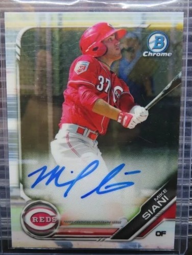 2018 Bowman 1st Chrome MIKE SIANI Prospect RC Autograph Auto #CPA-MS ...