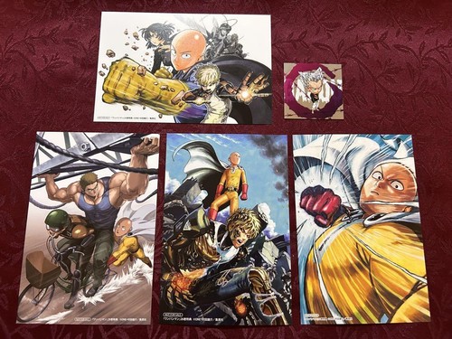 One Punch Man Bonus Set Of 5 Illustration Cards Original Art | eBay