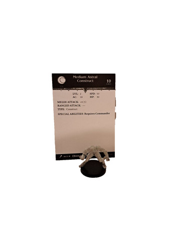 D&D Miniatures WOTC Medium Astral Construct 20/72 | eBay