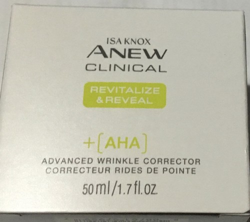 AVON ISA KNOX ANEW CLINICAL ADVANCED WRINKLE CORRECTOR + AHA ...