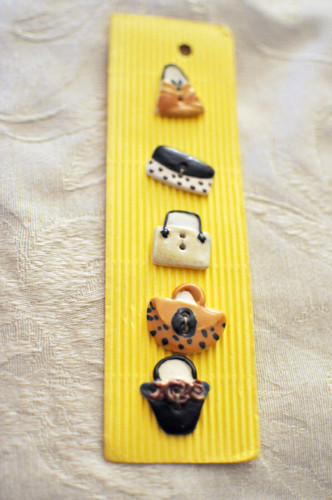 INCOMPARABLE BUTTONS HANDBAG NOVELTY BUTTONS HANDMADE & HANDPAINTED (5 ...