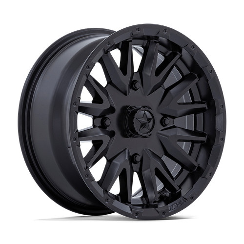 Set of 4 MSA Offroad Wheels M49 CREED Wheels 15X7 4X137 MATTE BLACK ...