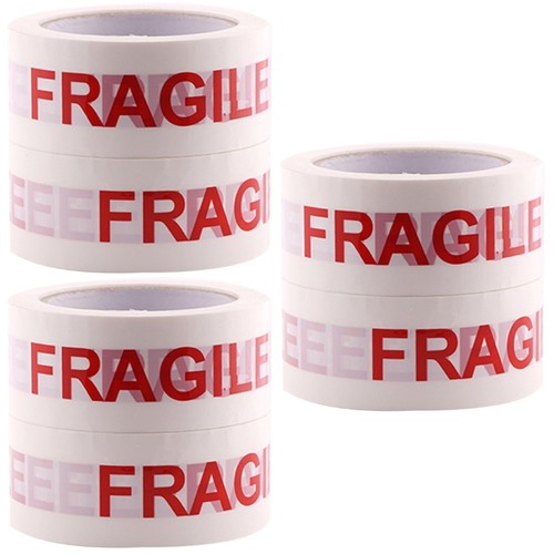 3 Pieces Package Tape Adhesive Warning Sign Fragile Labels for Moving ...
