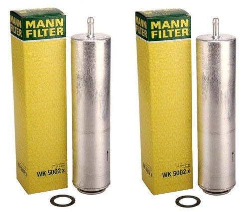 OEM Mann Pair Set of 2 Fuel Filters For BMW E70 F10 535d xDrive X5 3.0 ...